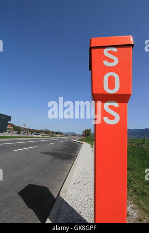 SOS sign for drivers Stock Photo - Alamy
