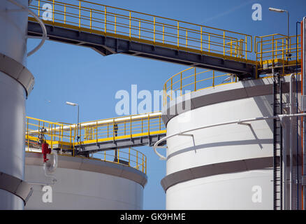 rotterdam, tanks, oil, blue, architectural, big, large, enormous ...