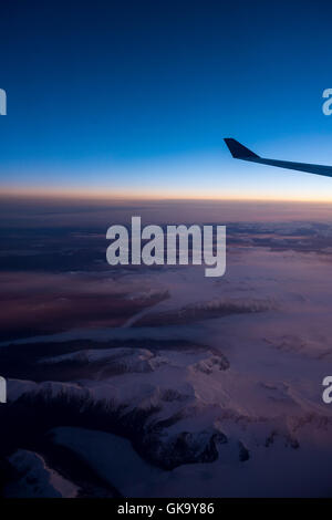 Ground scenery viewed from below the wing Stock Photo - Alamy