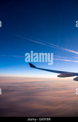 Ground scenery viewed from below the wing Stock Photo - Alamy