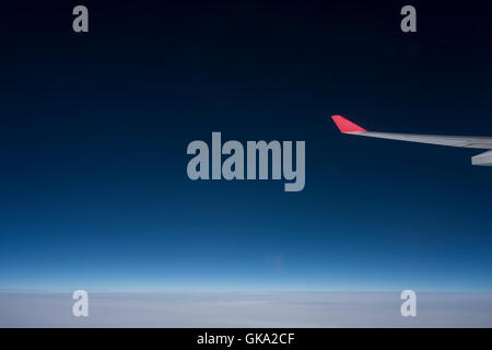 Ground scenery viewed from below the wing Stock Photo - Alamy