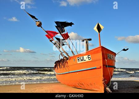 strand, boot, relaxation, horizon, holiday, vacation, holidays ...