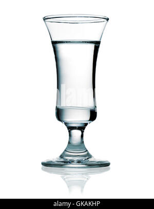 drinking a shot glass of schnapps or booze hard liquor drinking a shot ...