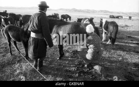 "Faces of Mongolia under communist rule in September 1982 Stock Photo ...