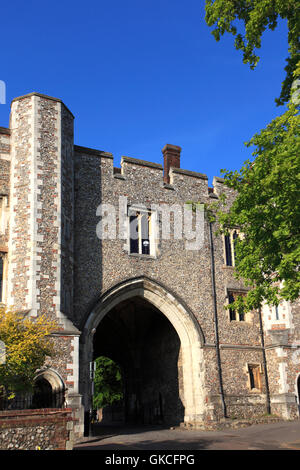 The Abbey Gatehouse of St Albans Cathedral, St Albans City ...