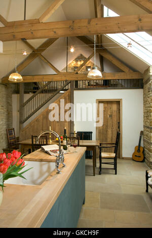 UK. A house interior, kitchen Stock Photo - Alamy