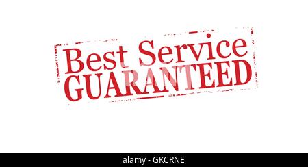 Best service guaranteed Stock Vector Image & Art - Alamy