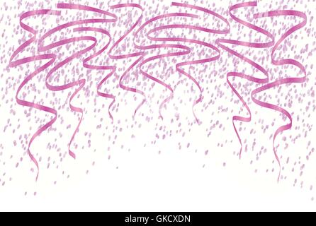 falling violet confetti Stock Vector Image & Art - Alamy