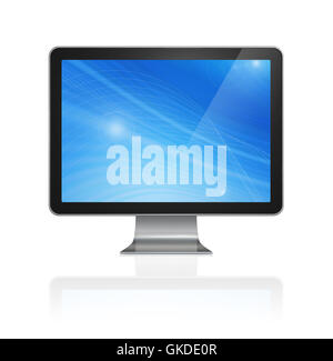 blue, PC, computers, computer, isolated, social, model, design, project ...