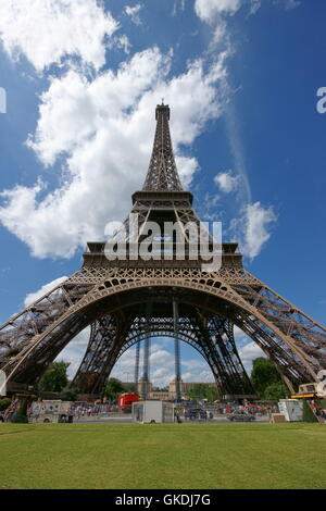 tower, paris, france, eiffel tower, firmament, sky, blue, humans, human ...