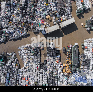 View landfill bird's-eye view. Landfill for waste storage Stock Photo ...