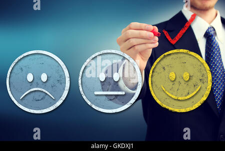 Excellent, satisfaction and people concept. Delighted supportive cute ...