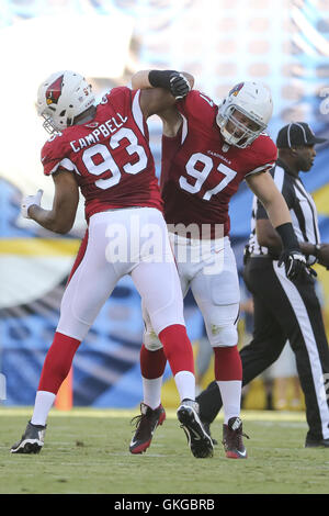 Arizona Cardinals tackle Calais Campbell during an NFL football game ...