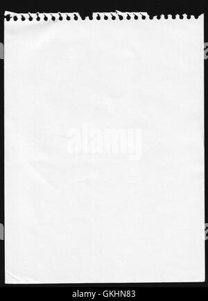 tore notebook page Stock Photo - Alamy