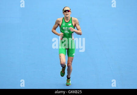 Ireland's Aileen Reid following the Women's Triathlon on the fifteenth ...