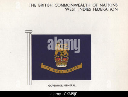 WEST INDIES FLAGS. Federation of the West Indies. National Flag 1958 ...