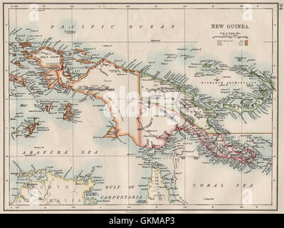 COLONIAL NEW GUINEA. Kaiser Wilhelm Land. British & Dutch New Guinea ...