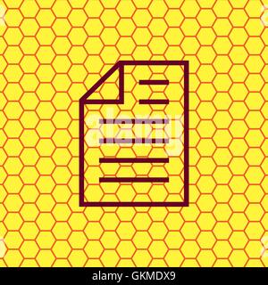 Text file icon symbol Flat modern web design with long shadow and space ...