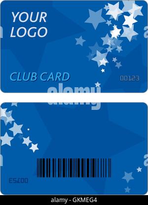 Vector template for plastic card presentation Stock Vector Image & Art ...