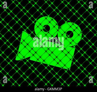 Video-camera. Flat modern web button and space for your text. Vector. EPS10 Stock Vector Image ...