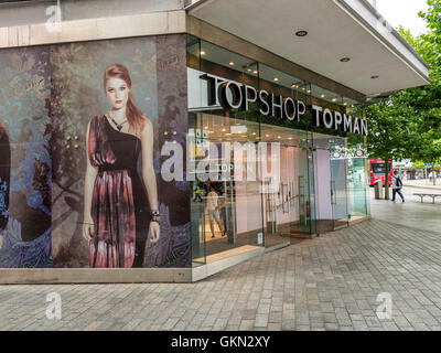 Topshop Retail Outlet, Exeter City Centre, Devon Stock Photo - Alamy
