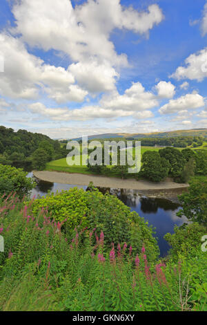 Ruskin's View of the Lune valley from Kirkby Lonsdale, Cumbria, England ...
