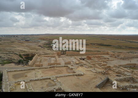 Israel, Negev, Tel Beer Sheba, UNESCO World Heritage Site Stock Photo ...