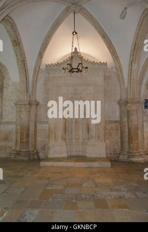 Cenacle Last Supper Room Crusader Building Jerusalem Israel. Site of ...