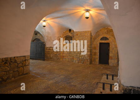 Cenacle Last Supper Room Crusader Building Jerusalem Israel. Site of ...