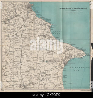 YORKSHIRE COAST: Scarborough Whitby Filey Bridlington Pickering. LARGE ...