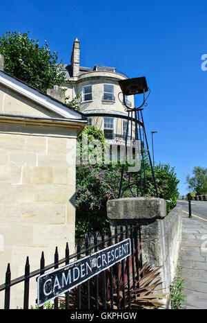 Camden Crescent Georgian property in Bath somerset England UK Stock ...