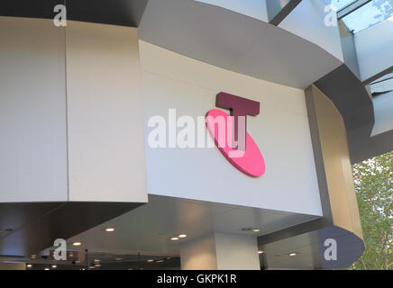 Telstra telecommunications store shop in Bourke street,Melbourne city ...