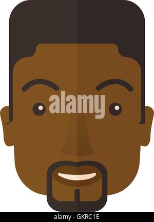 guy face afro design Stock Vector Image & Art - Alamy