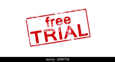 free trial stamp. free trial rectangular sign isolated on transparent ...