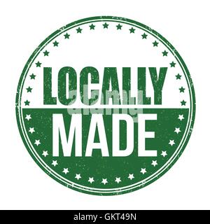 Locally made stamp Stock Vector Image & Art - Alamy