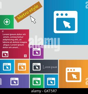 the dialog box icon sign. buttons. Modern interface website buttons with cursor pointer. Vector ...