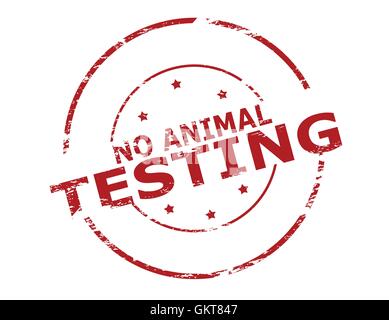 no animal testing stamp. no animal testing round isolated sign. no ...