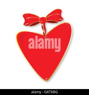 Red silk ribbon Stock Vector Image & Art - Alamy