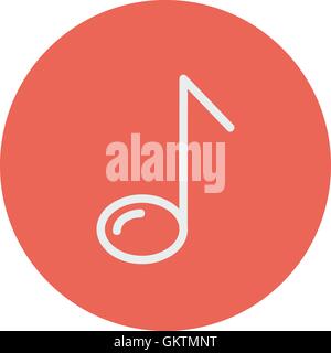 music note icon linear thin line icon graphics set black and white ...