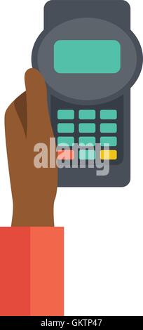 electronic cashier bank with credit card Stock Vector Image & Art - Alamy