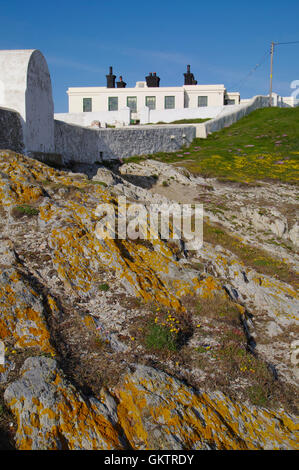 North Stack fog warning station, Holy Island, Anglesey, North Wales ...