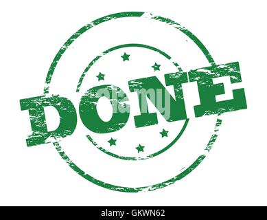 done stamp. done round grunge sign. label Stock Vector Image & Art - Alamy