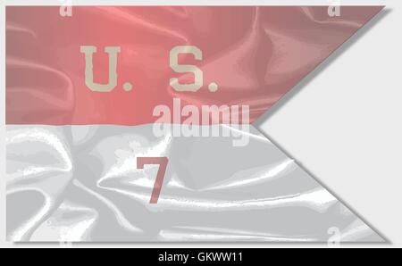 7th Cavalry Flag Stock Vector Image & Art - Alamy