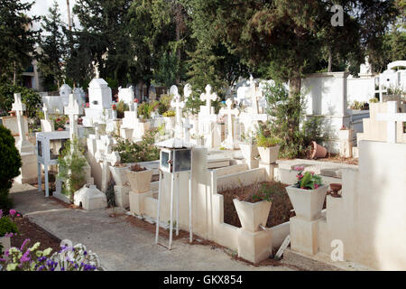 Cemetery Near Old Town in Paphos - Cyprus Stock Photo - Alamy