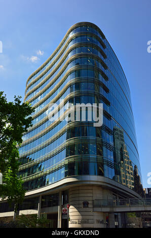 One London wall office block architecture. London wall, London, England ...