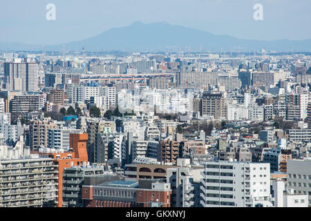 Mt.Tsukuba, Tsukuba City, Ibaraki Prefecture, Japan. View from Bunkyo ...