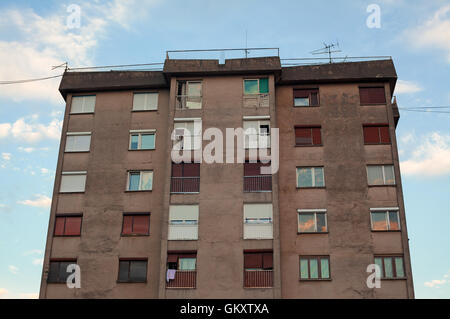 Exterior of an old building, classical Balkan architectural style from ...