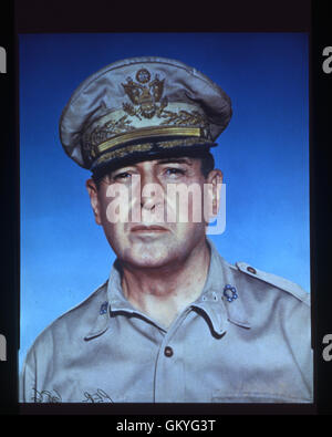 General of the Army Douglas MacArthur Commander in Chief, Far East, ca ...