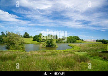Landscape created by Capability Brown at Petworth Stock Photo - Alamy