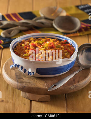 Chakalaka. Spicy vegetable side dish. South Africa Food Stock Photo - Alamy